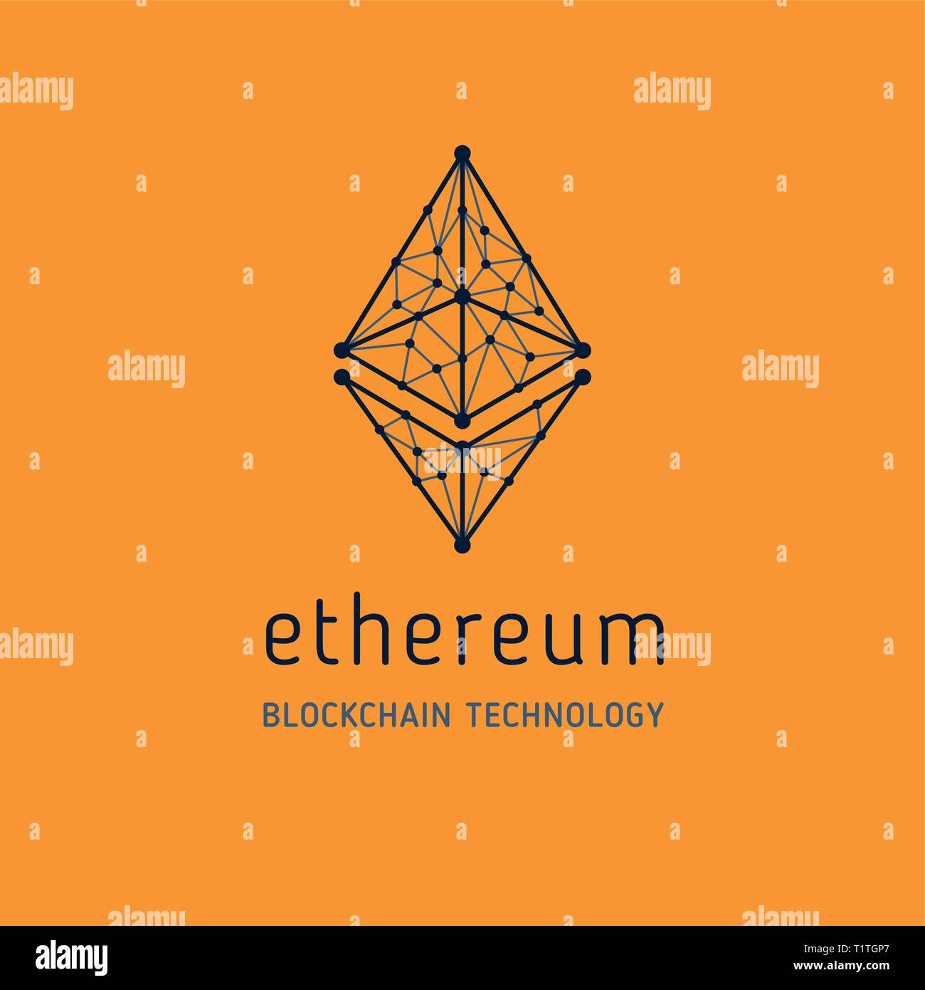 Ethereum symbol Stock Vector Images - Alamy