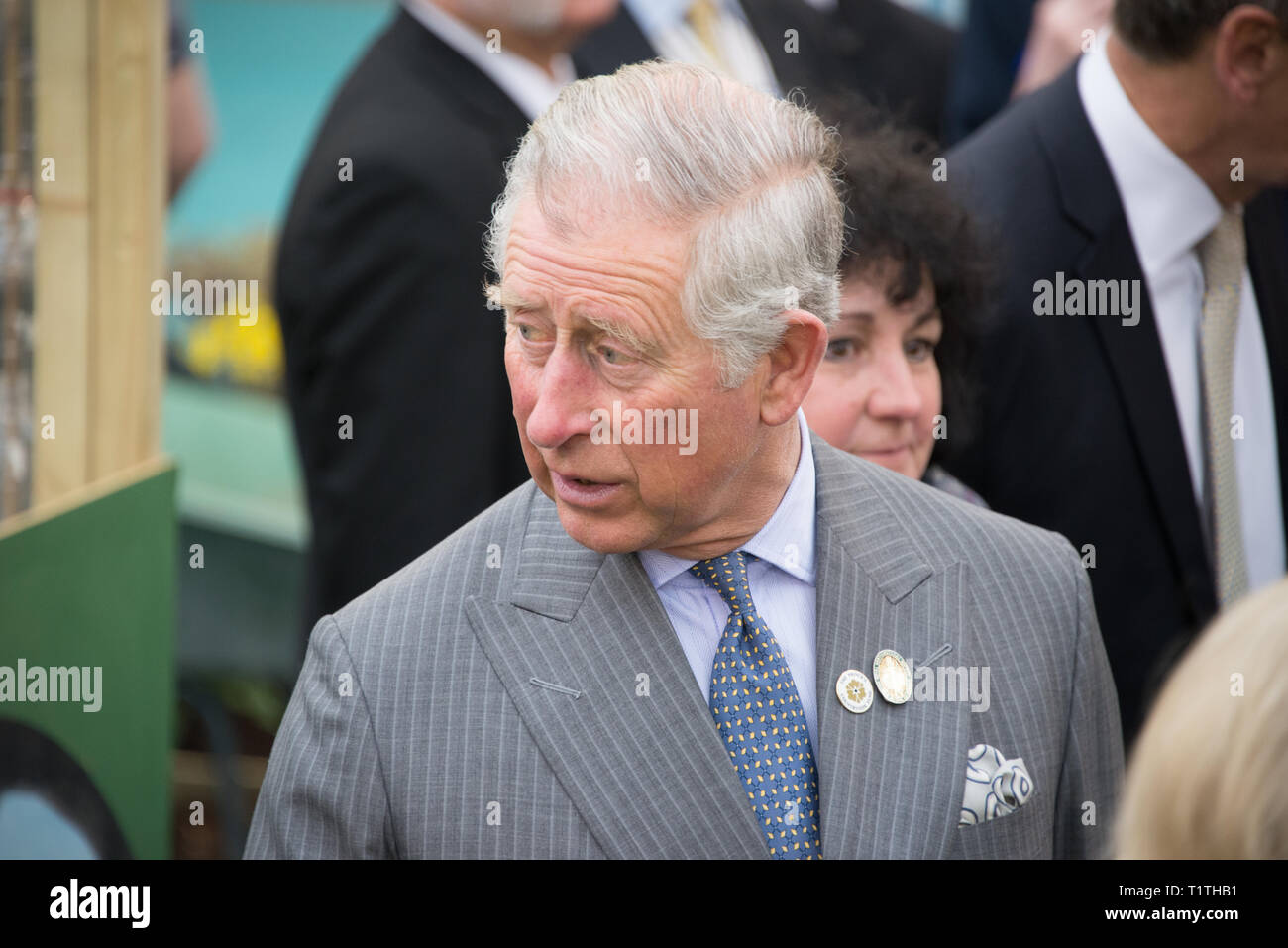 Prince Charles on Royal Walkabout, Charles, Prince of Wales is the heir ...