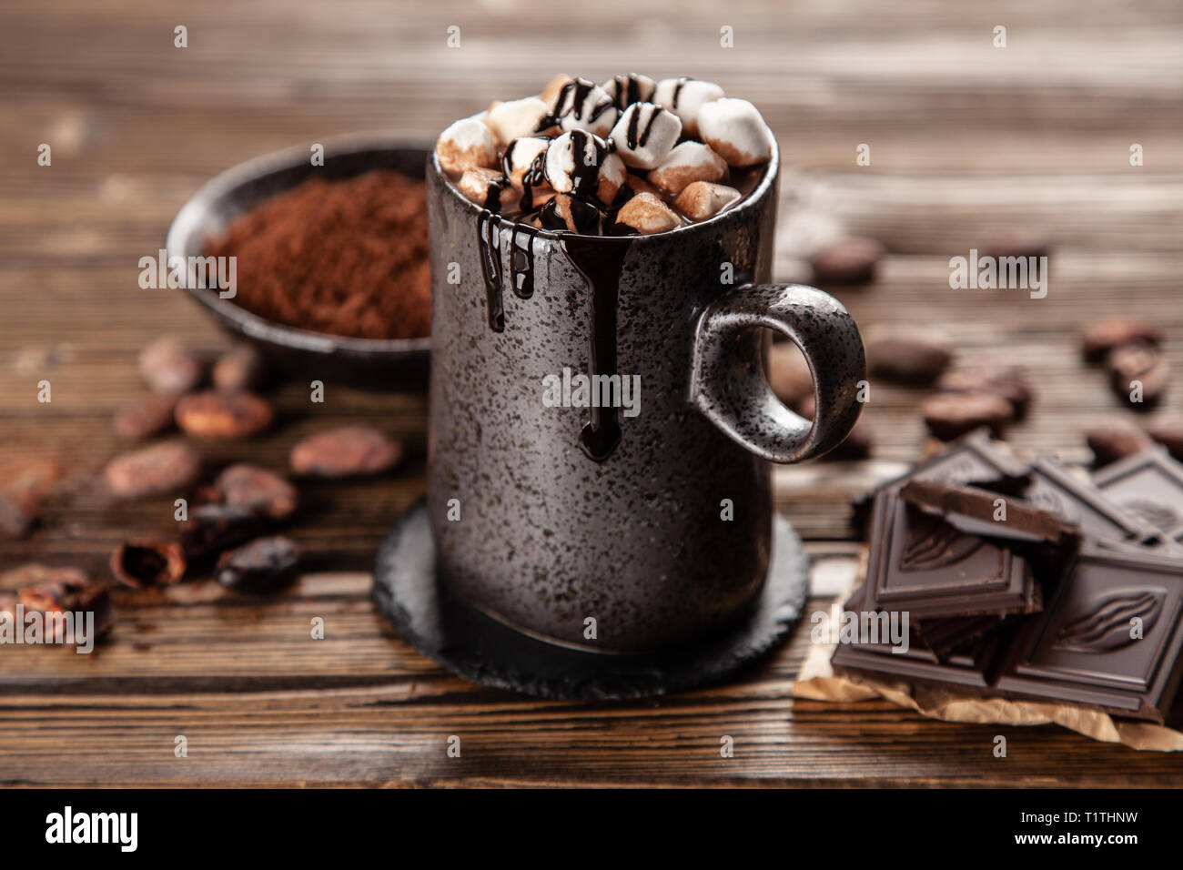 Hot chocolate cacao cup hi-res stock photography and images - Alamy