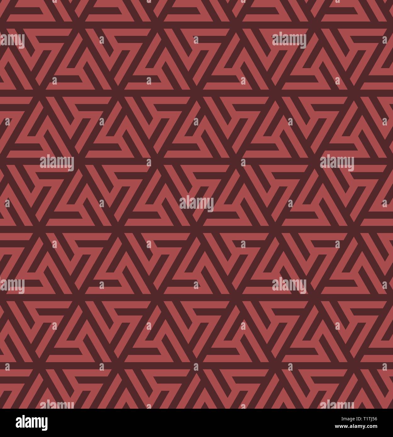 Abstract geometric pattern. Pattern of a triangular ornament for ...