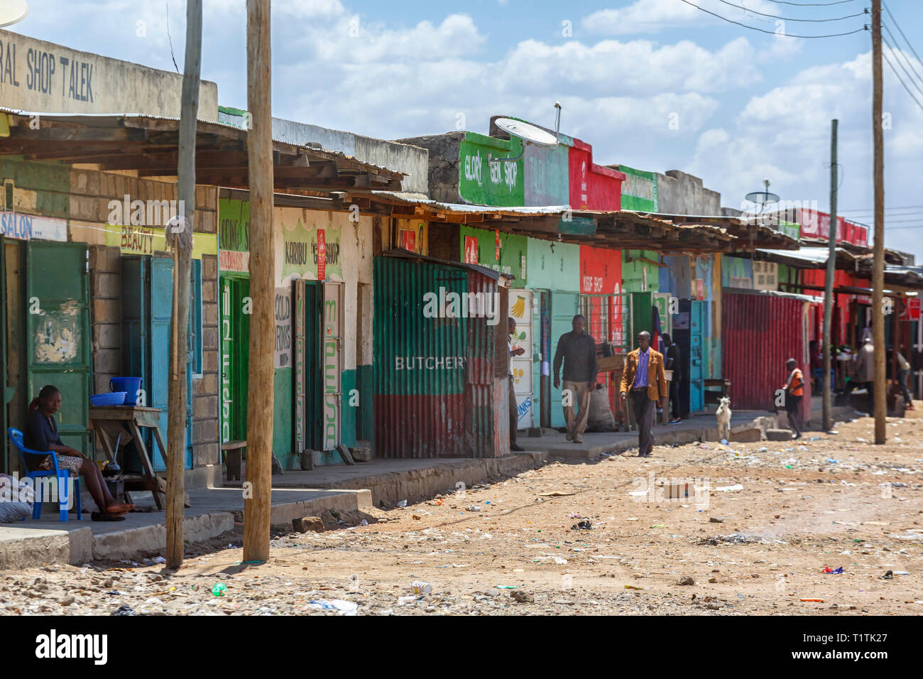 Poor Slum Street Africa High Resolution Stock Photography and Images ...