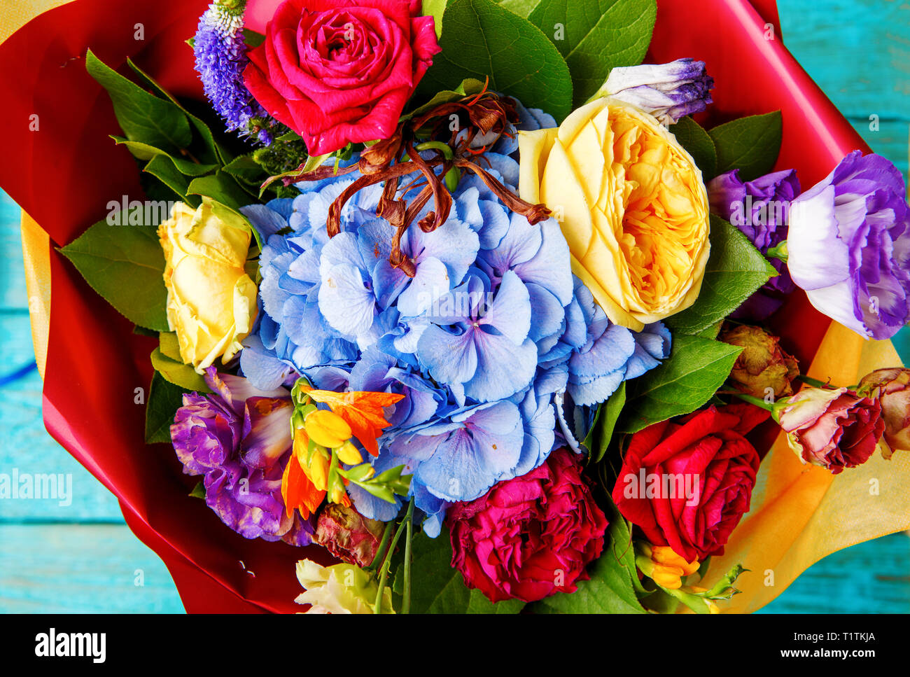Various colored roses hi-res stock photography and images - Alamy