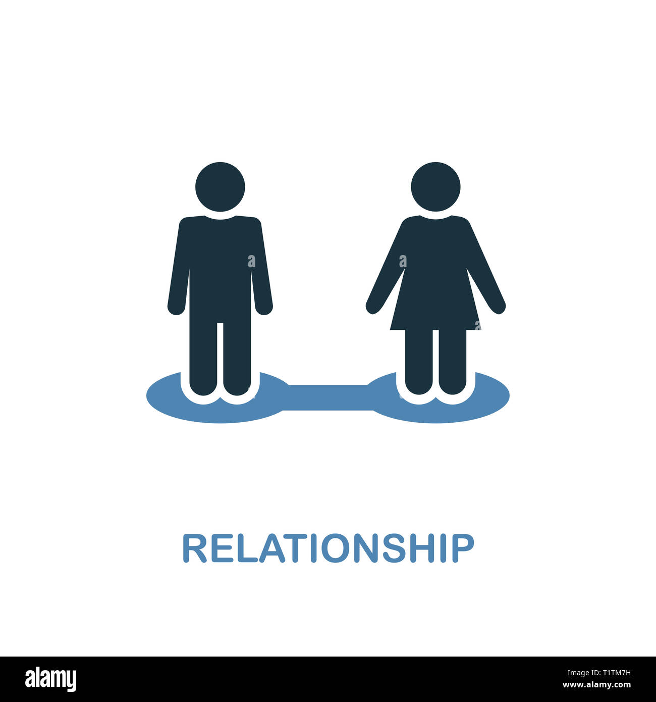 Relationship creative icon. Simple illustration. Relationship icon from ...