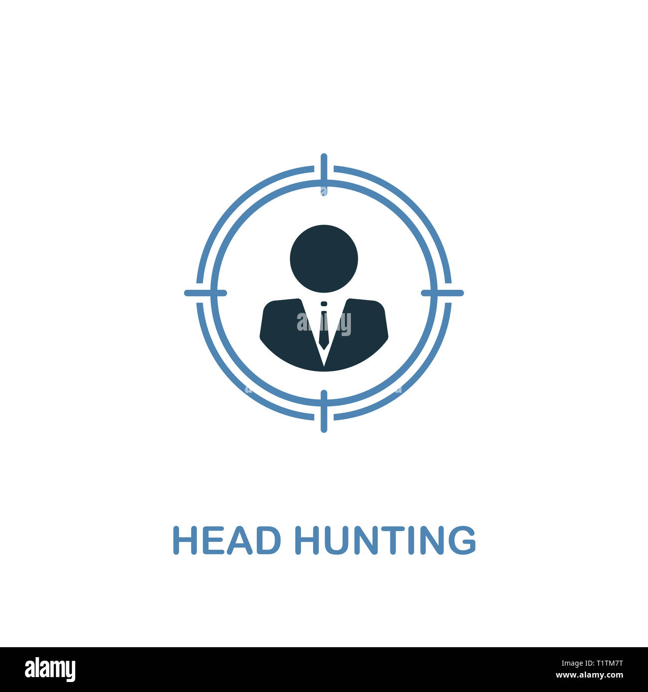 Head Hunting creative icon. Simple illustration. Head Hunting icon from ...