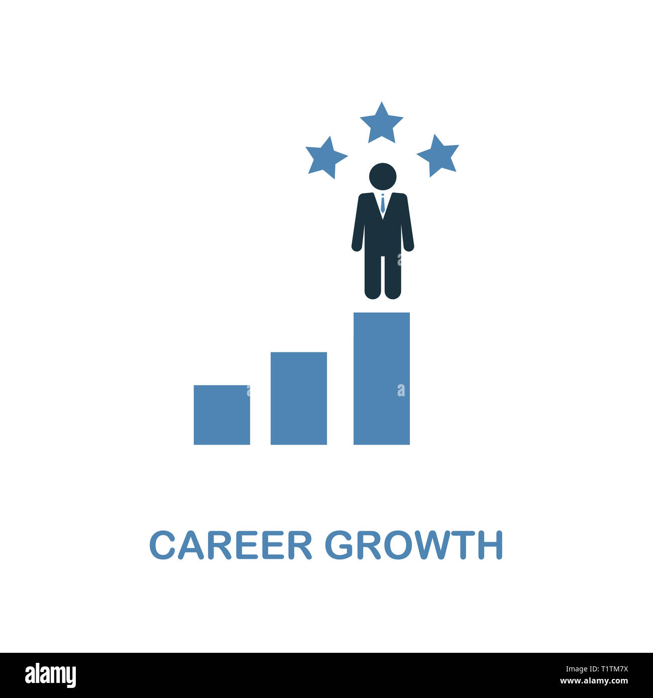 Career Growth creative icon. Simple illustration. Career Growth icon ...