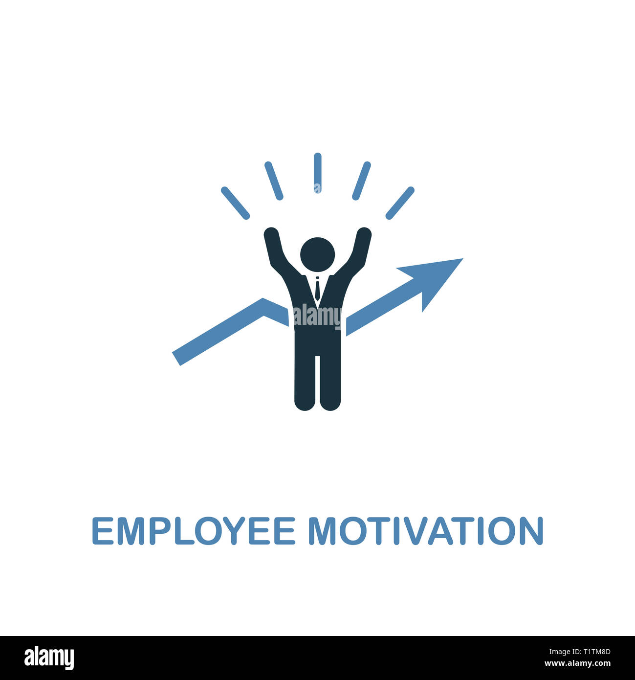 Employee Motivation creative icon. Simple illustration. Employee ...
