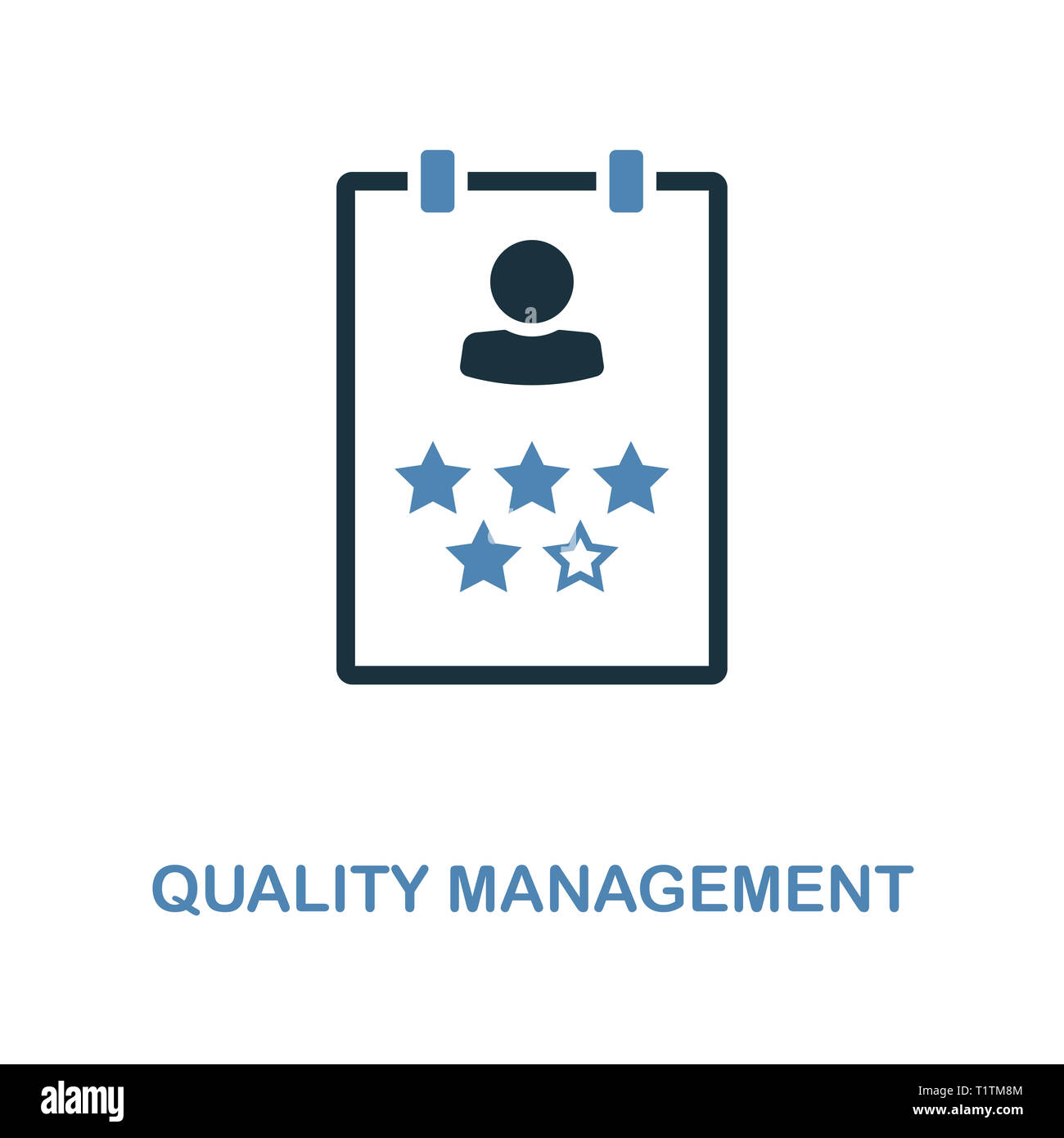 Quality Management creative icon. Simple illustration. Quality ...
