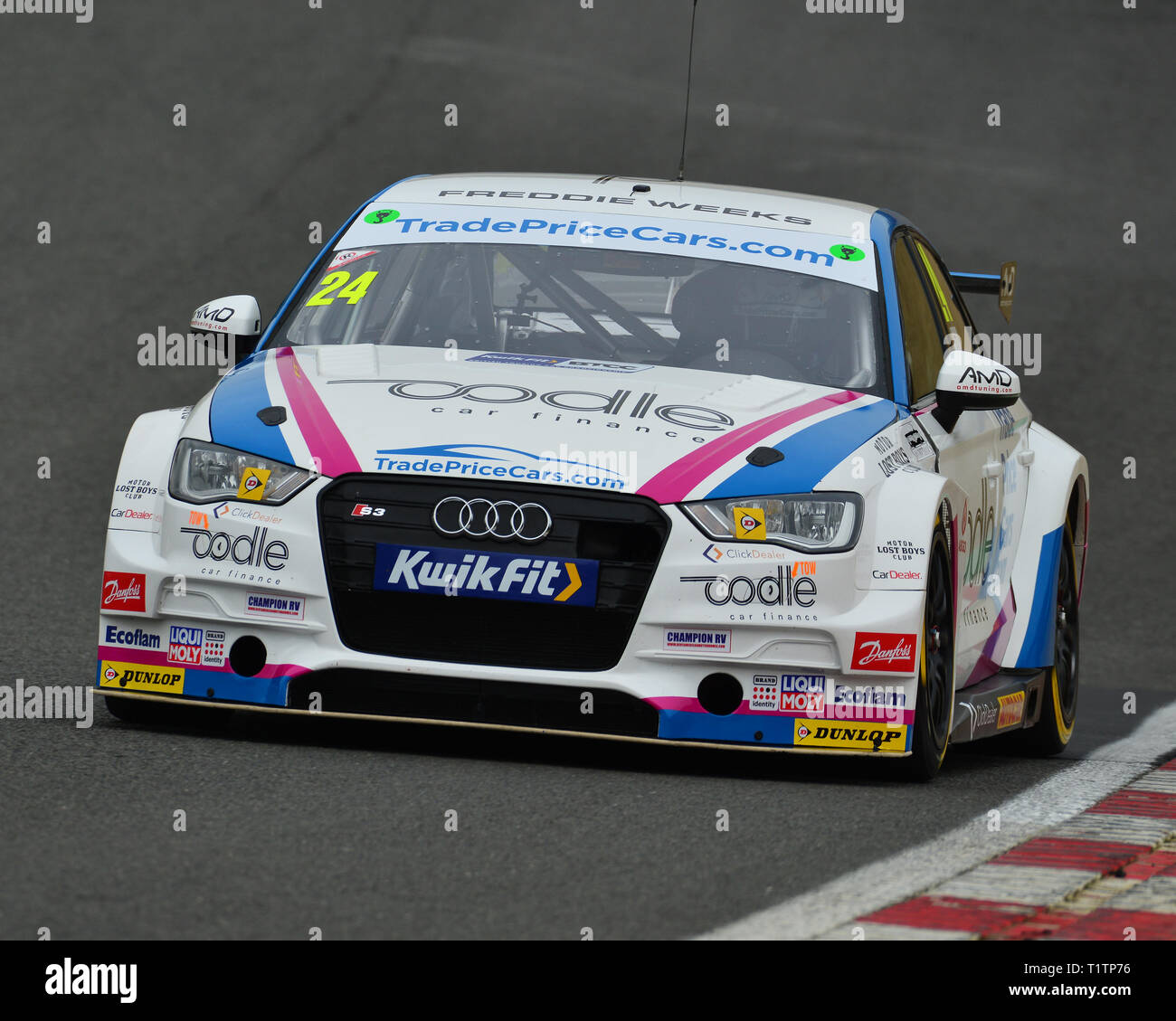 Jake Hill, Audi S3, BTCC launch day and media event, Brands Hatch ...