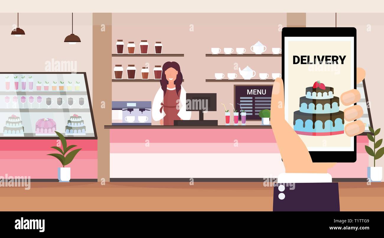 Portrait bakery owner Stock Vector Images - Alamy