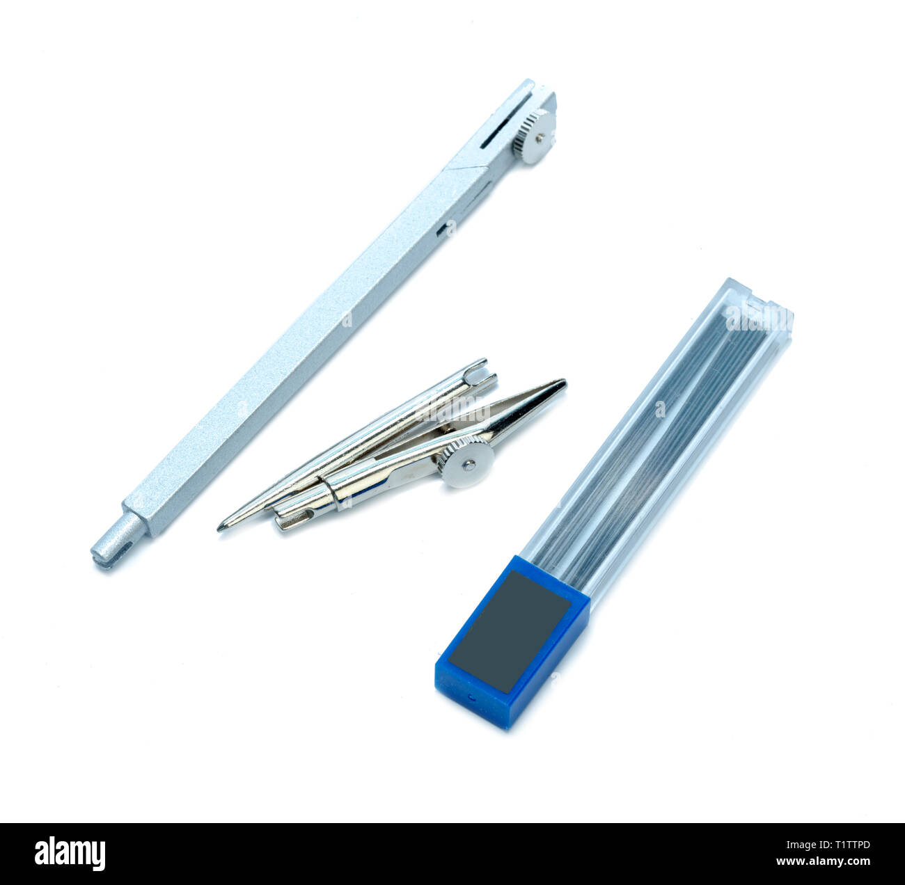 Engineering dividers Tools isolated on white background Stock Photo - Alamy