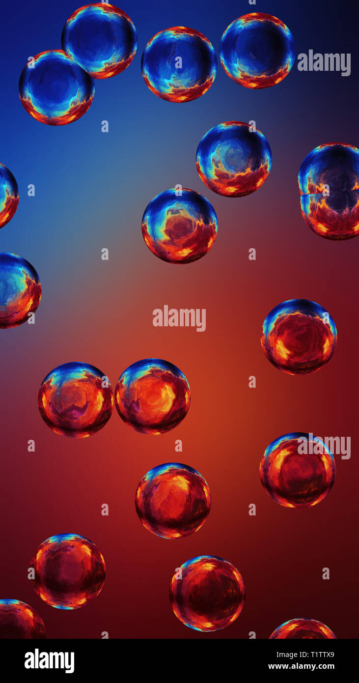 visual art, abstract graphic watercolor texture background in cosmic ...