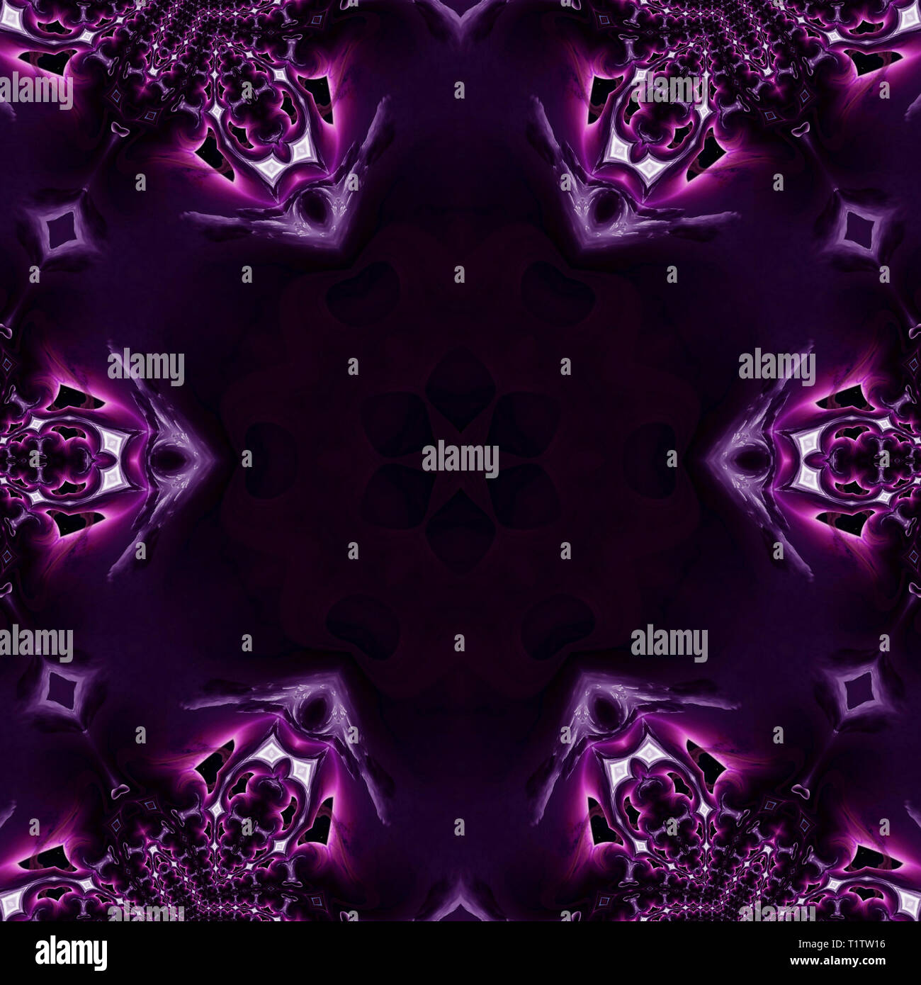 Abstract background with cosmic motifs. Surreal fractal style. Graphic ...