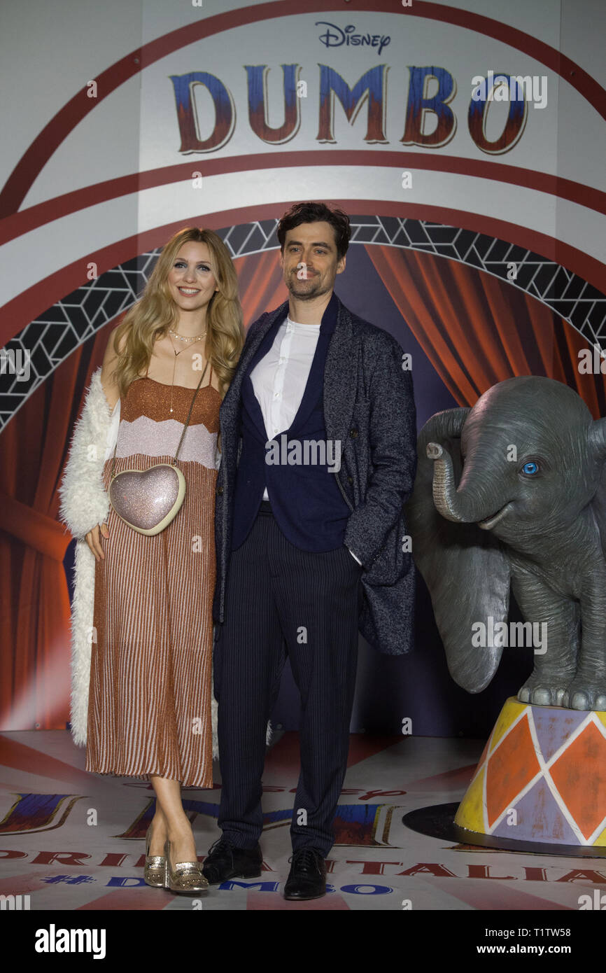 Rome, Italy. 26th Mar, 2019. Attending the Italian premiere of the ...