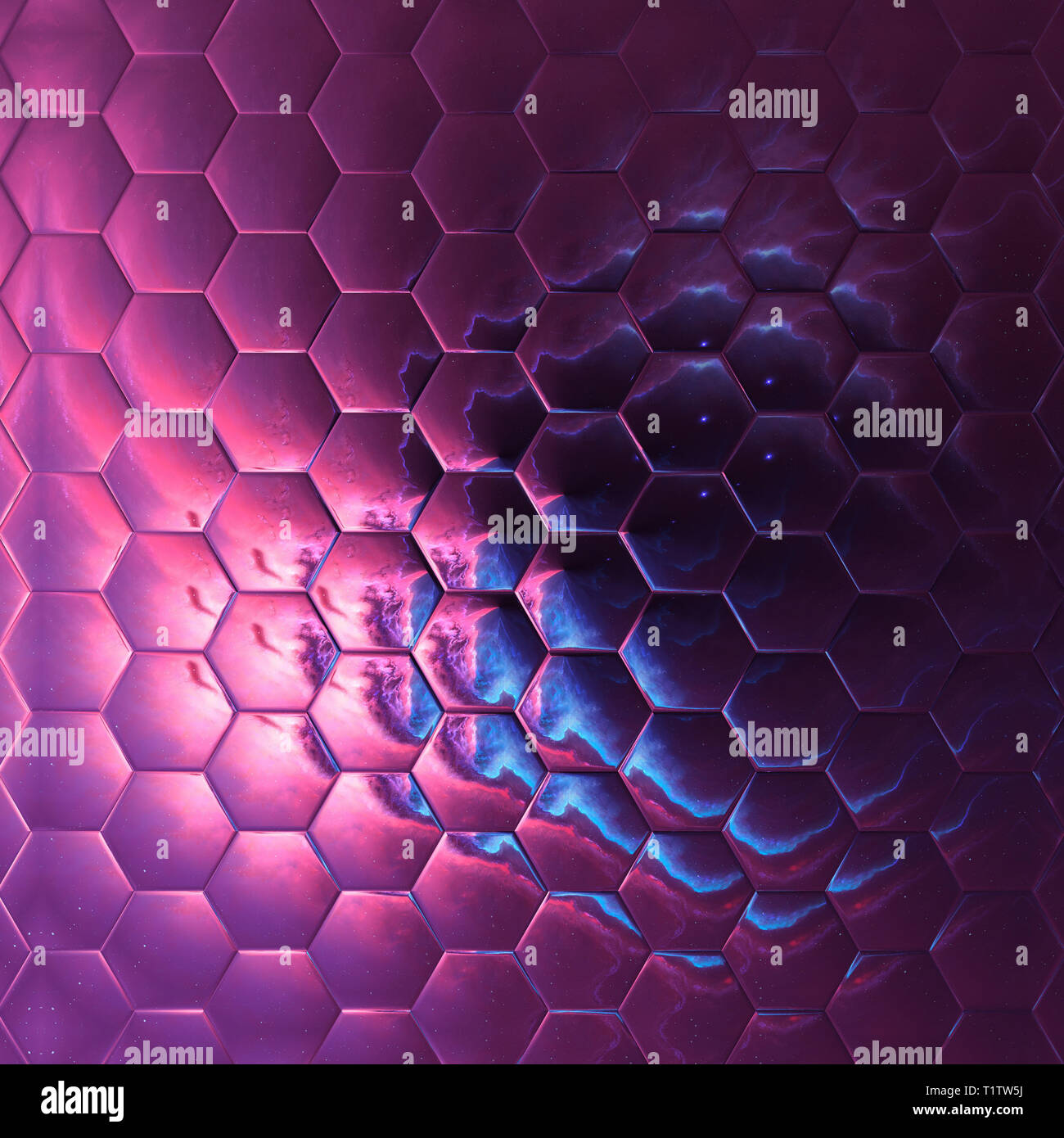 Abstract background with cosmic motifs. Surreal fractal style. Graphic ...