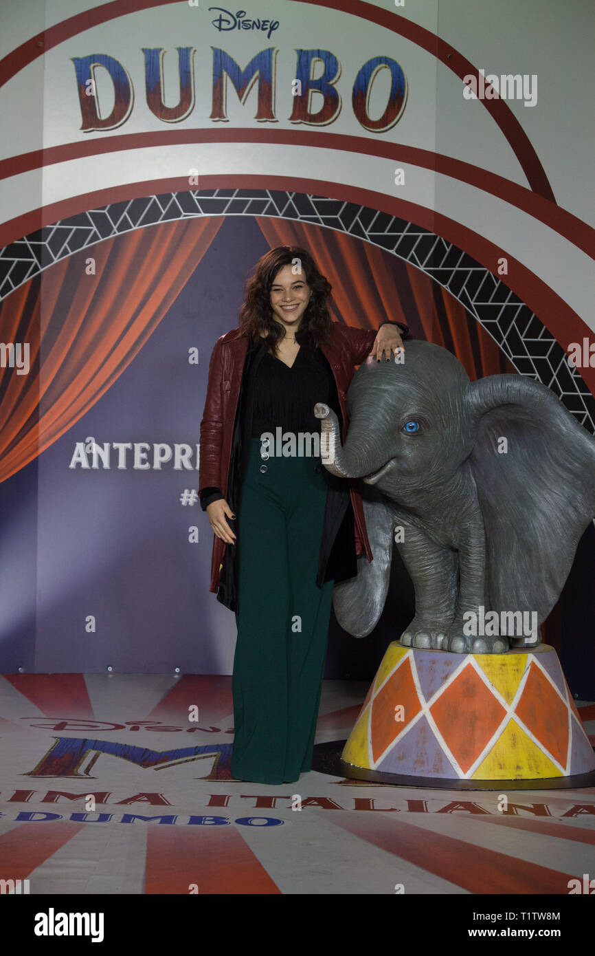 Rome, Italy. 26th Mar, 2019. Attending the Italian premiere of the ...