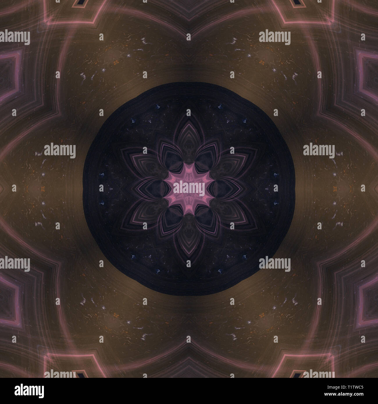 Abstract background with cosmic motifs. Surreal fractal style. Graphic ...