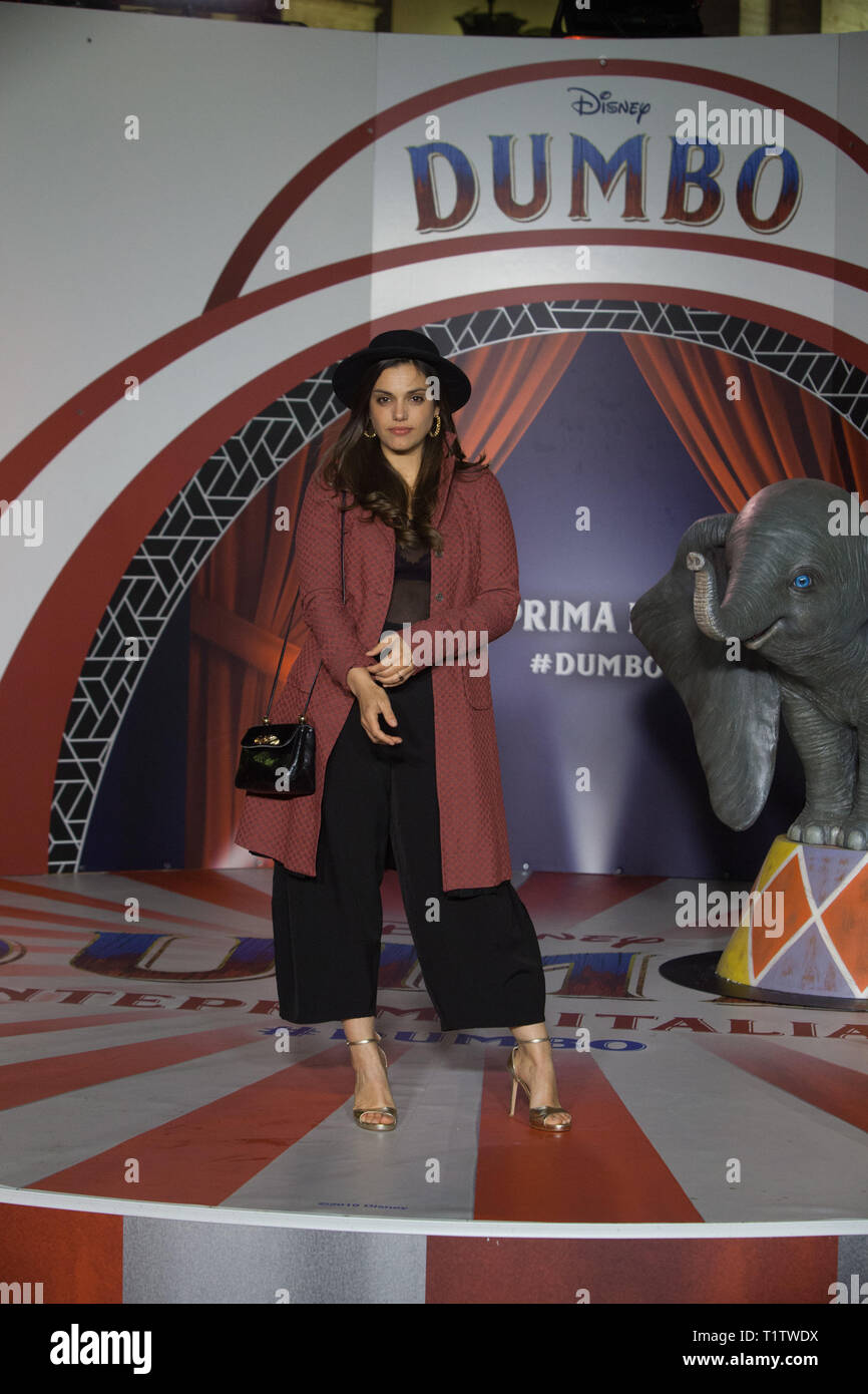 Rome, Italy. 26th Mar, 2019. Attending the Italian premiere of the ...