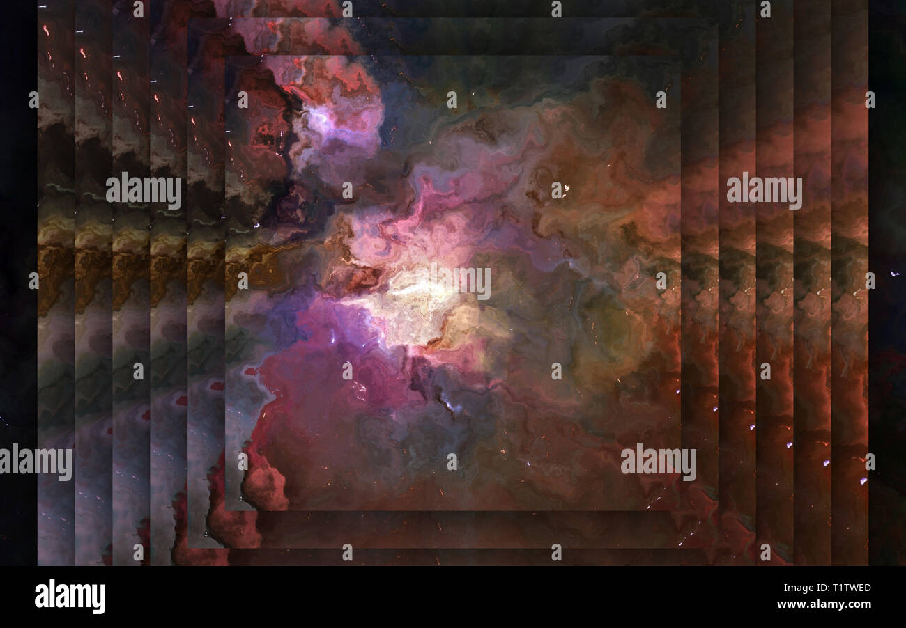 Abstract mystery fantasy background. Psychedelic meditative template ...