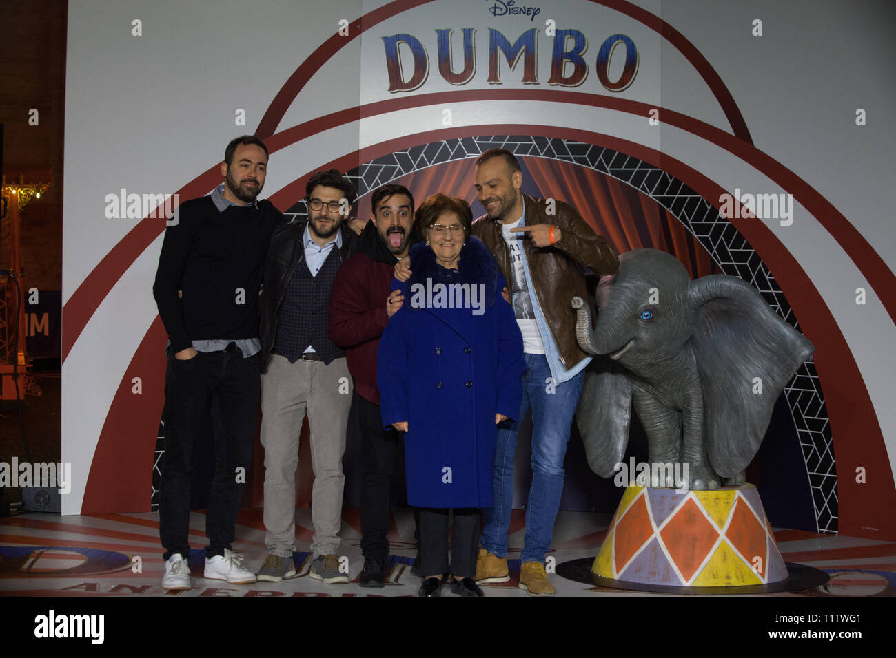 Rome, Italy. 26th Mar, 2019. Attending the Italian premiere of the ...