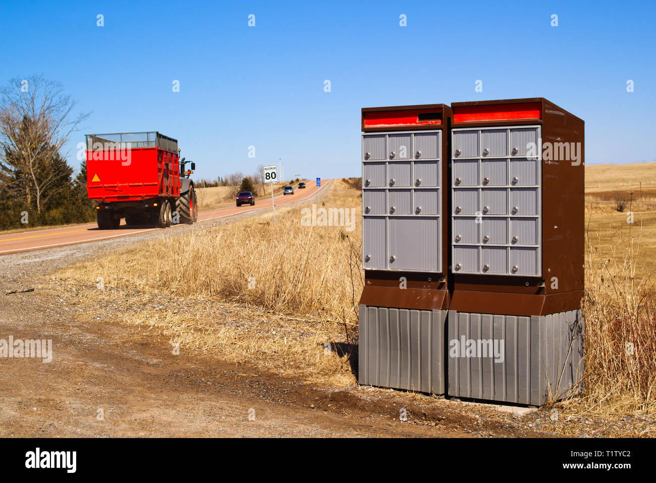 Canada Post Community Mailbox High Resolution Stock Photography and ...