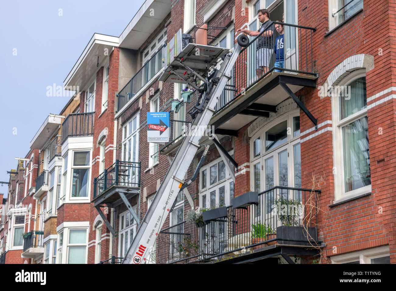 Moving Lift At Amsterdam The Netherlands 2019 Stock Photo - Alamy