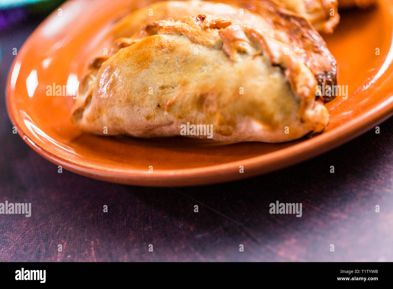 Homemade large empanadas with different staffings Stock Photo - Alamy
