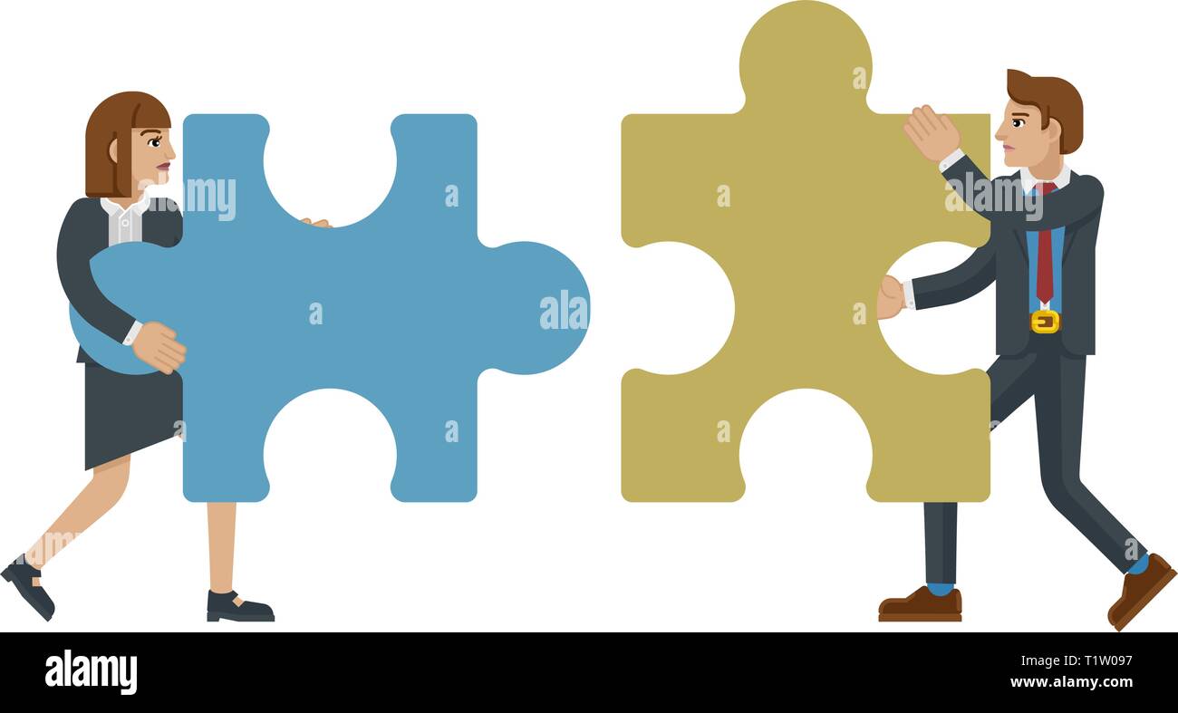 Business people team giant Cut Out Stock Images & Pictures - Alamy