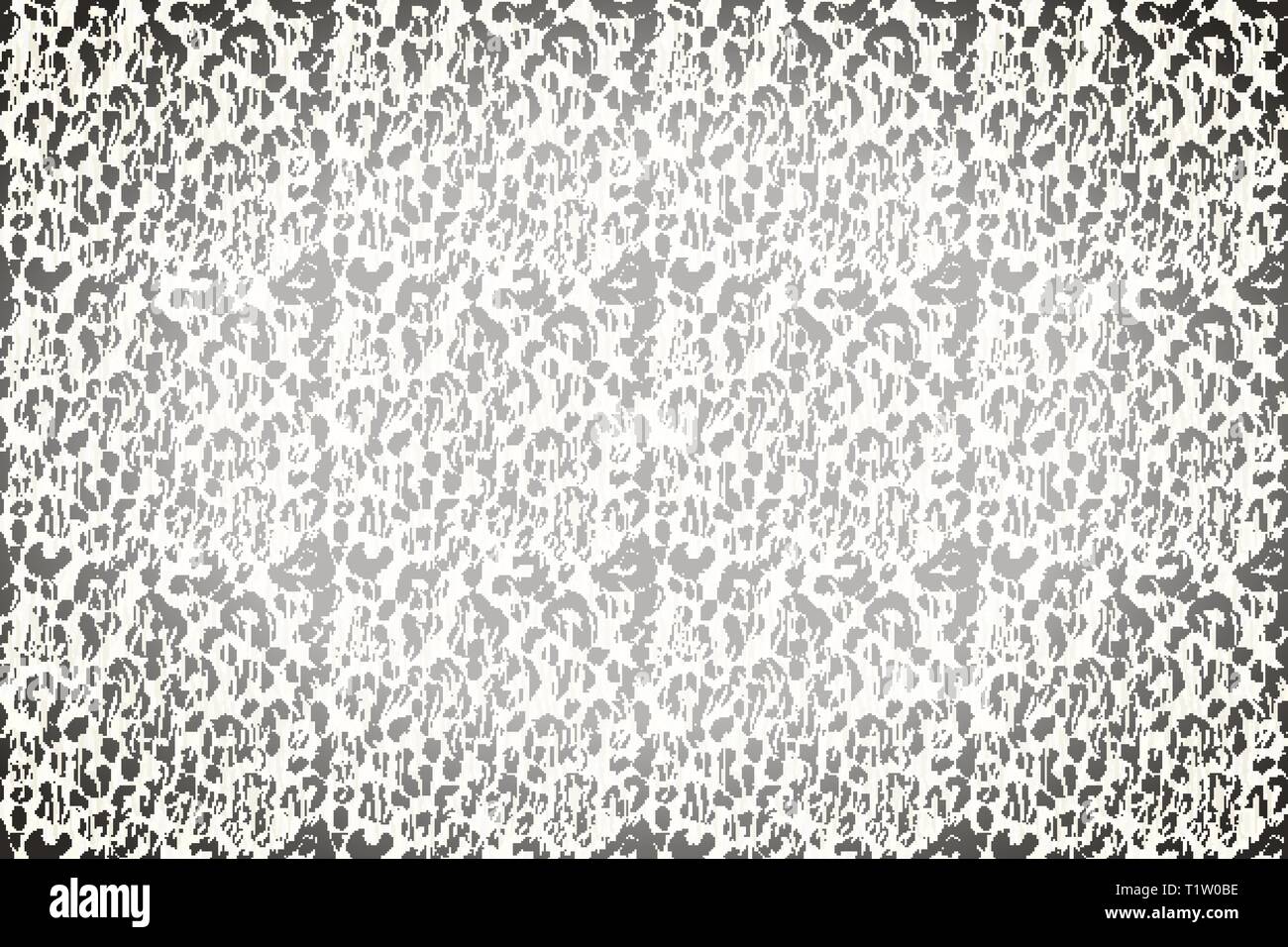 White leopard skin with black spots, wide detailed background Stock ...