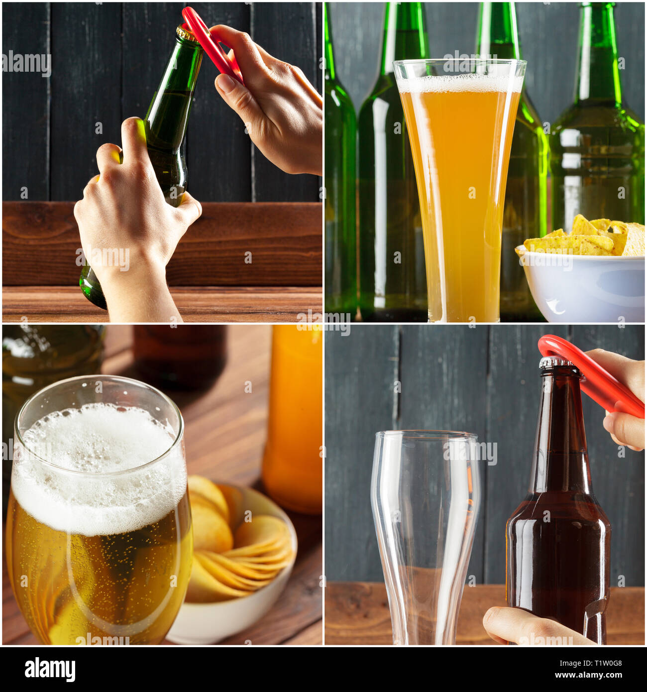 Beer collage hi-res stock photography and images - Alamy