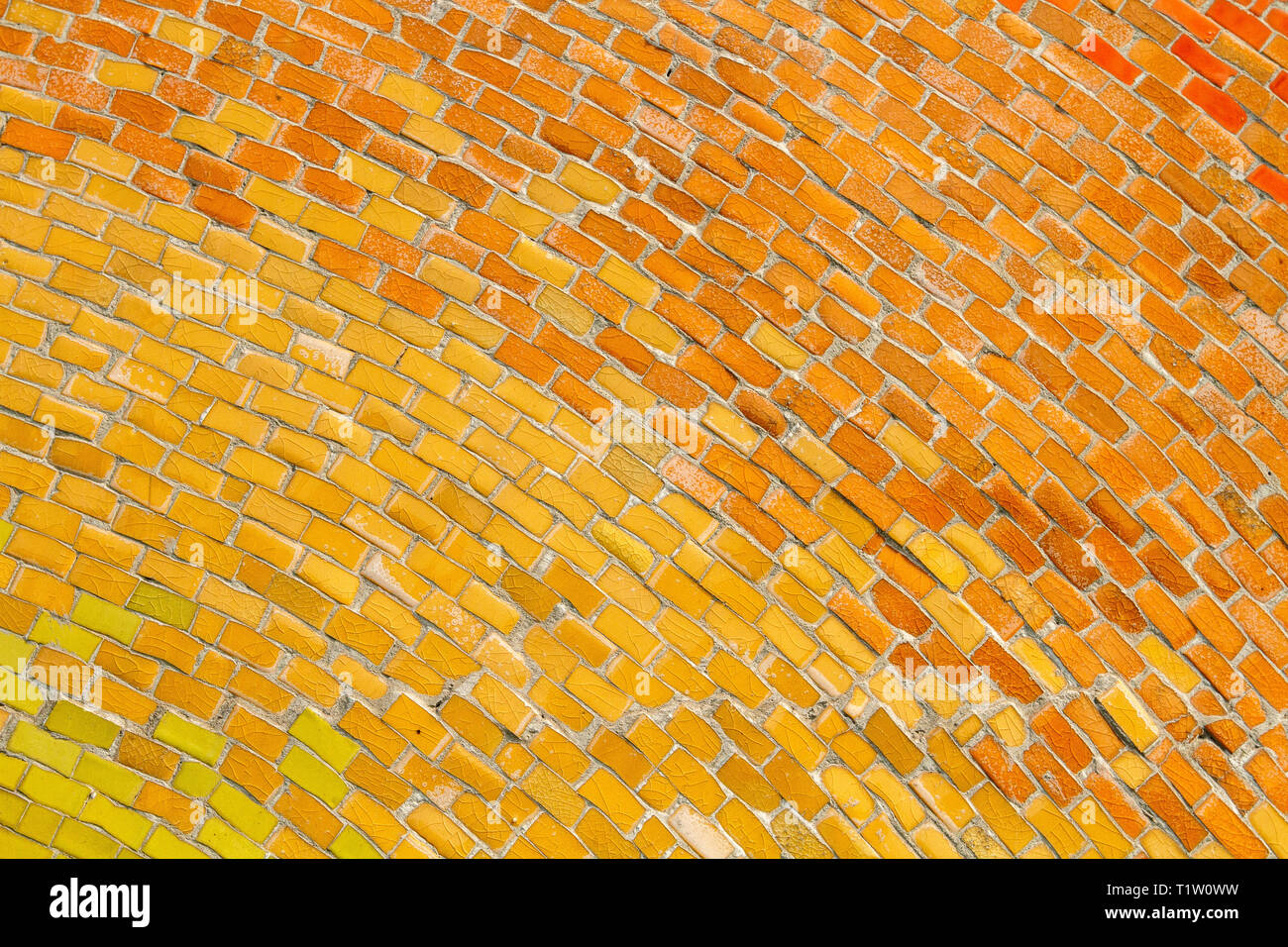 Hanoi Ceramic Mosaic Mural or Hanoi Ceramic Road. Vietnam. The longest ...