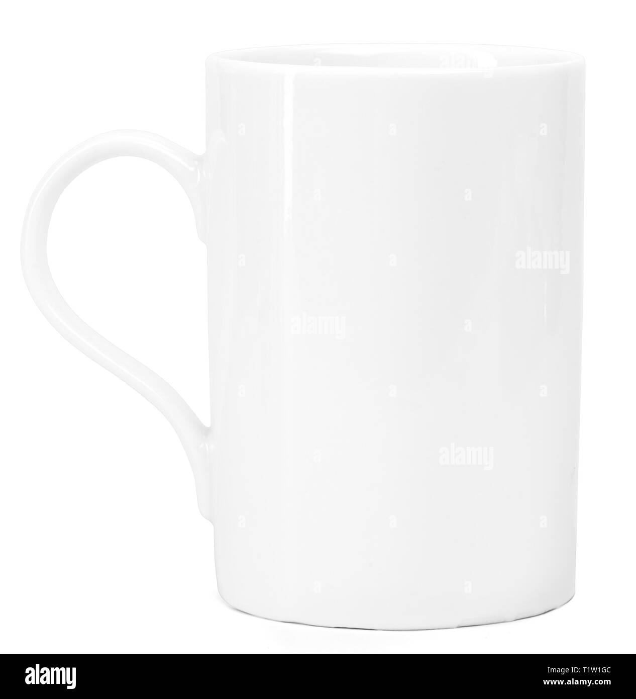 White mug isolated Stock Photo - Alamy