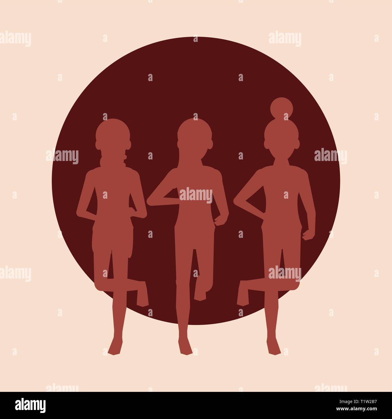 Women marathon legs Stock Vector Images - Alamy