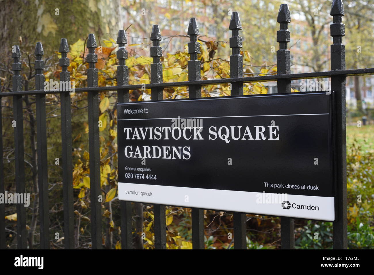 Tavistock Square is a public square in Bloomsbury, in the London ...