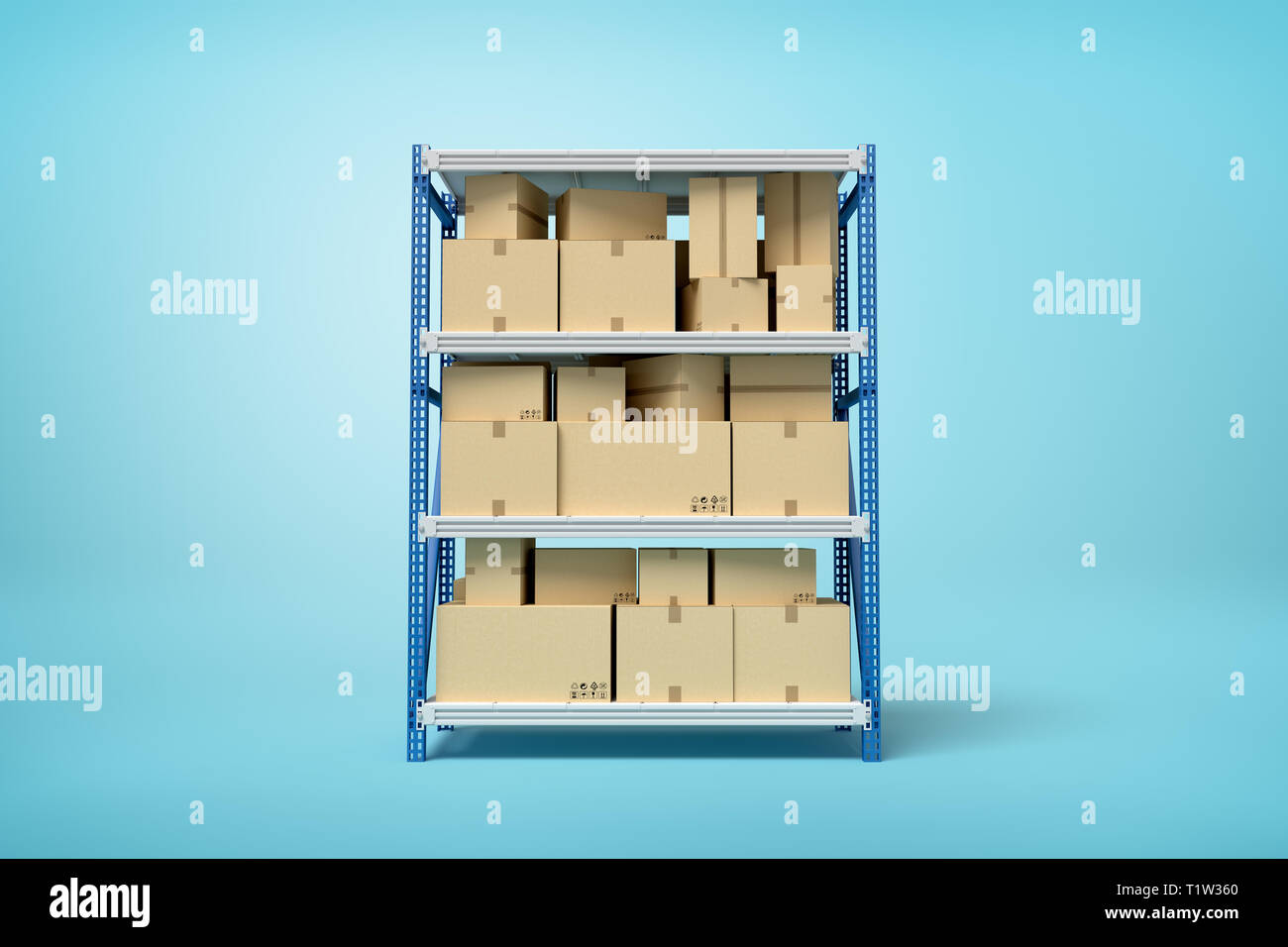 Rack 3d paper icon symbol hi-res stock photography and images - Alamy