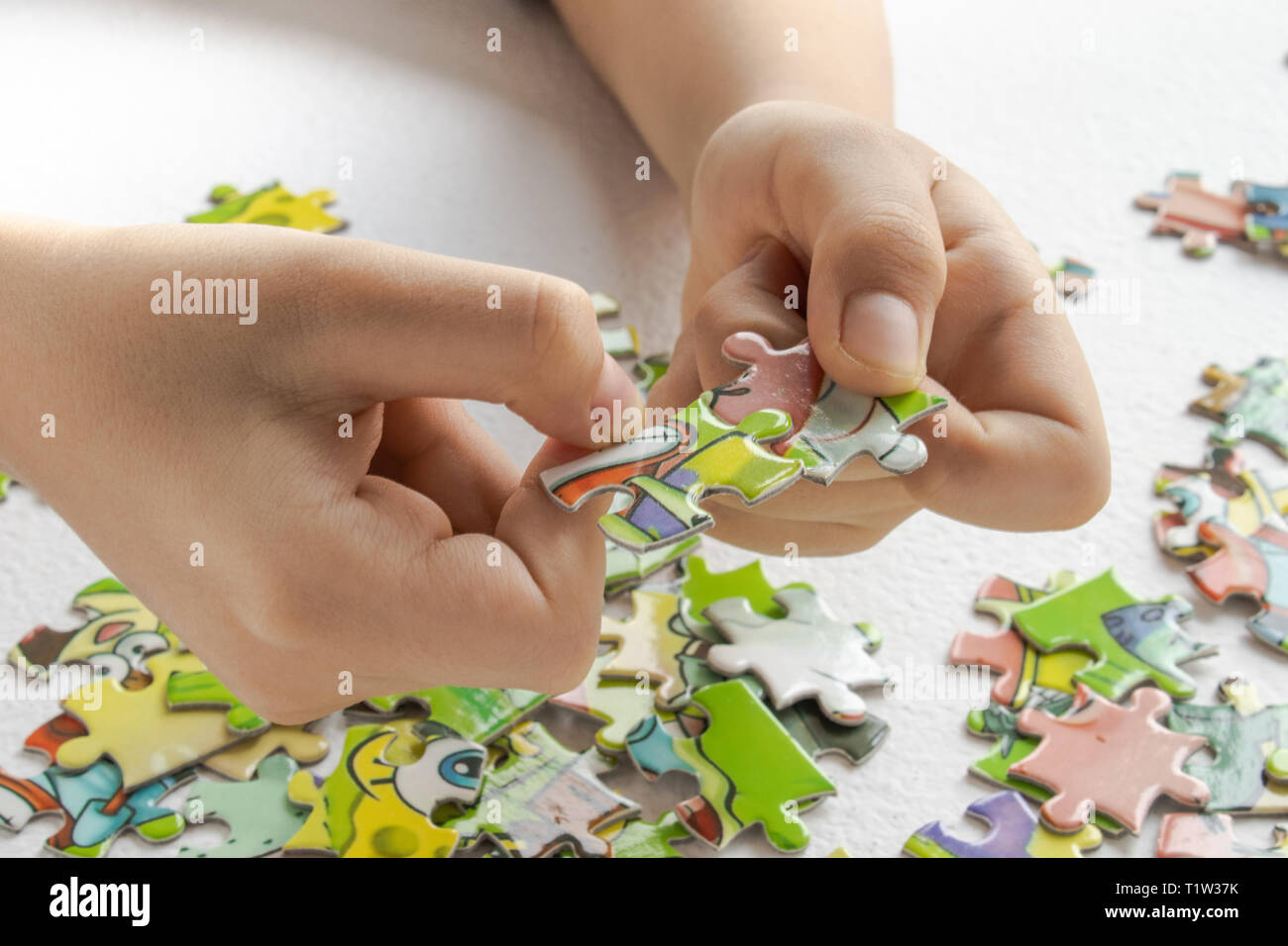 Toy puzzles hi-res stock photography and images - Alamy