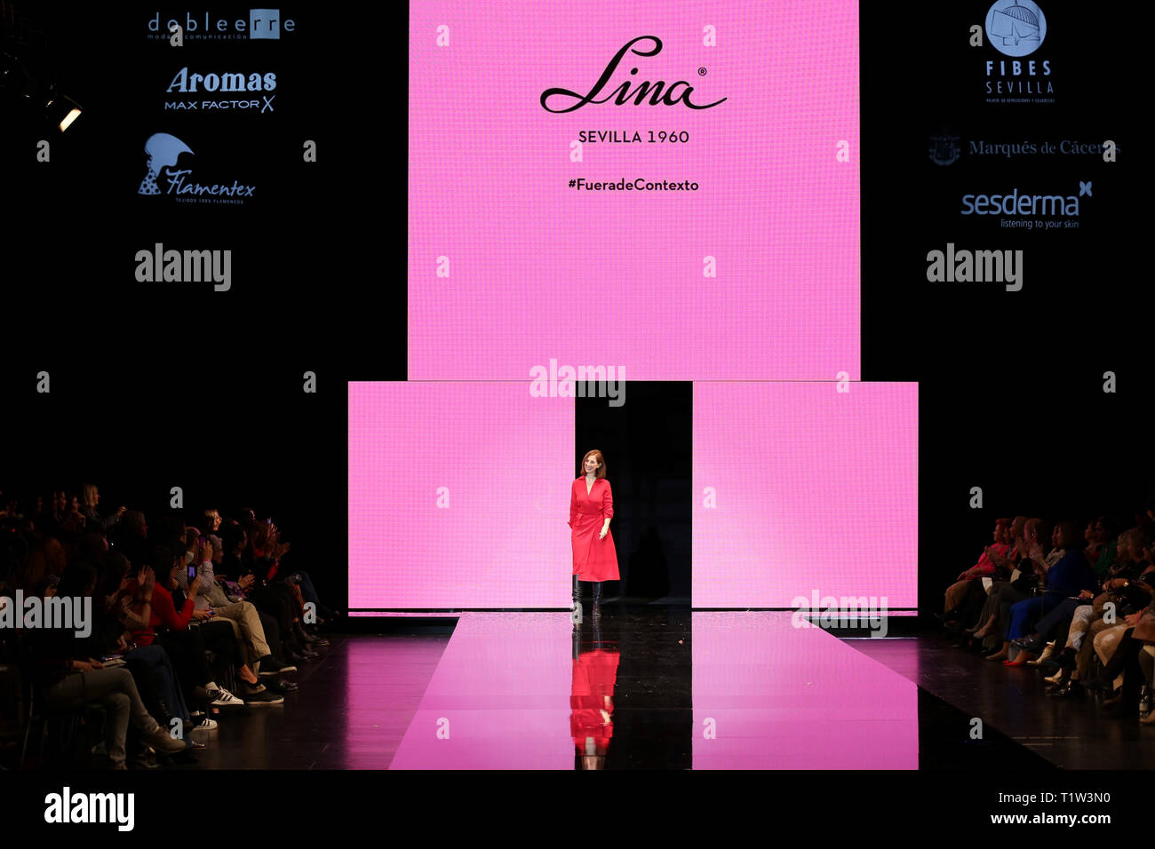 Designer Lina on the catwalk Stock Photo - Alamy