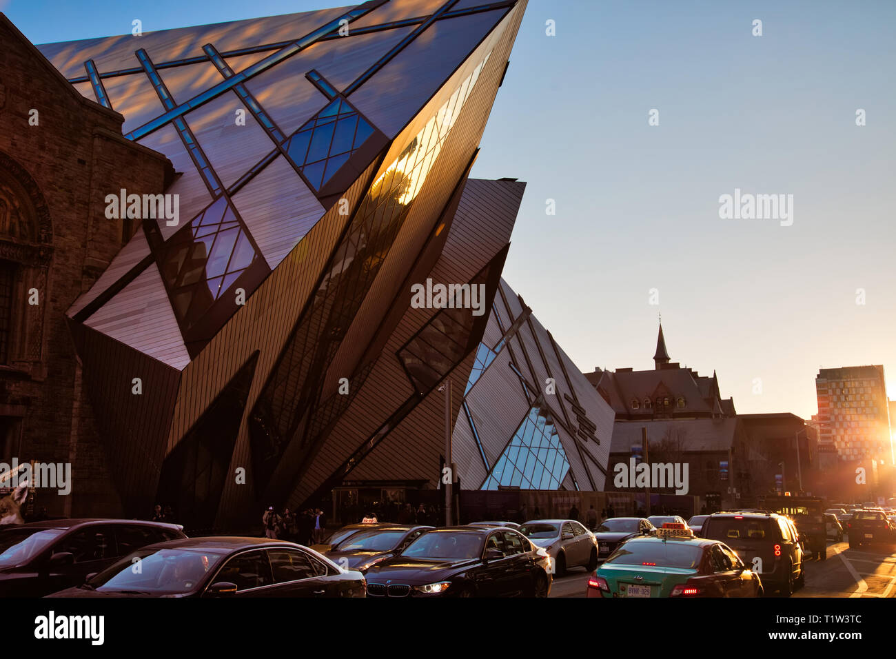 Toronto, Canada-June 5, 2017: The Royal Ontario Museum is a museum of ...