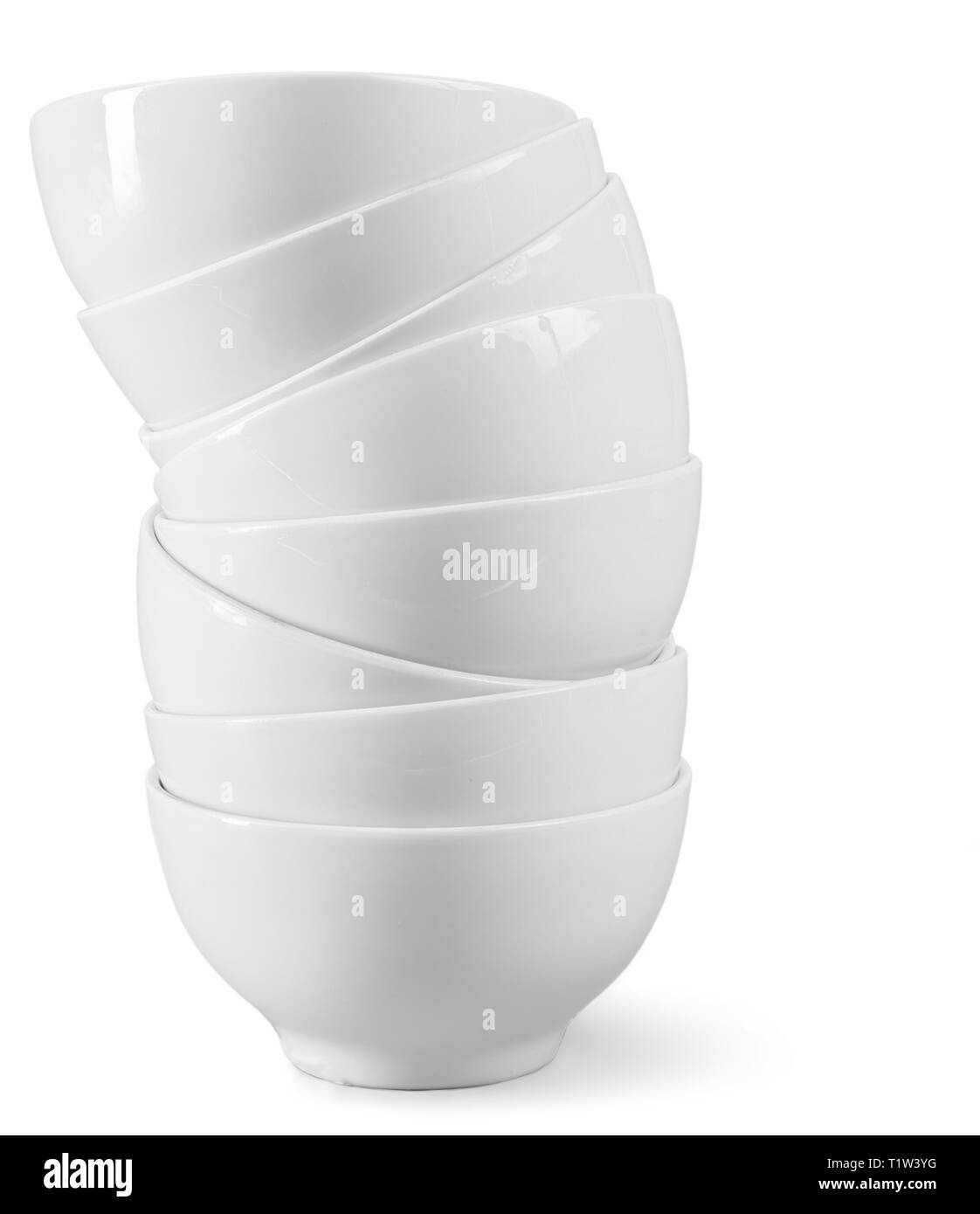 stack of clean white dishes Stock Photo - Alamy