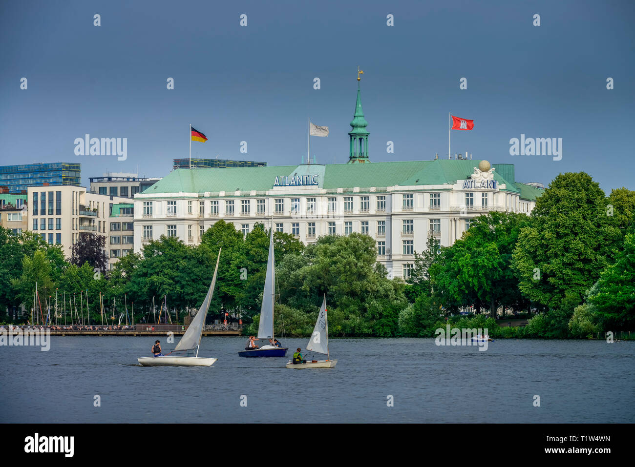 The aussenalster outer alster hi-res stock photography and images - Alamy