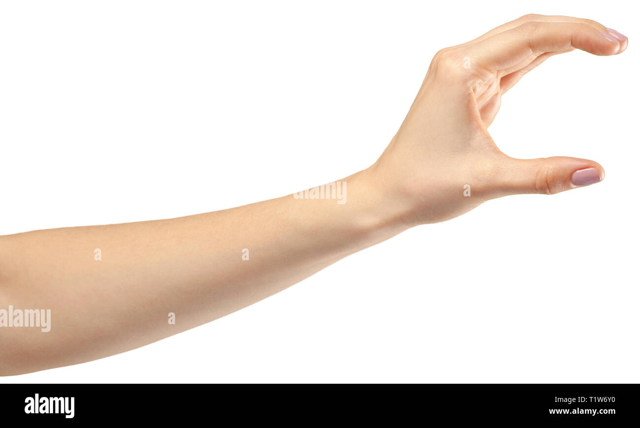 female hand gesture Stock Photo - Alamy