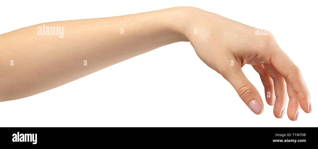 female hand gesture Stock Photo - Alamy