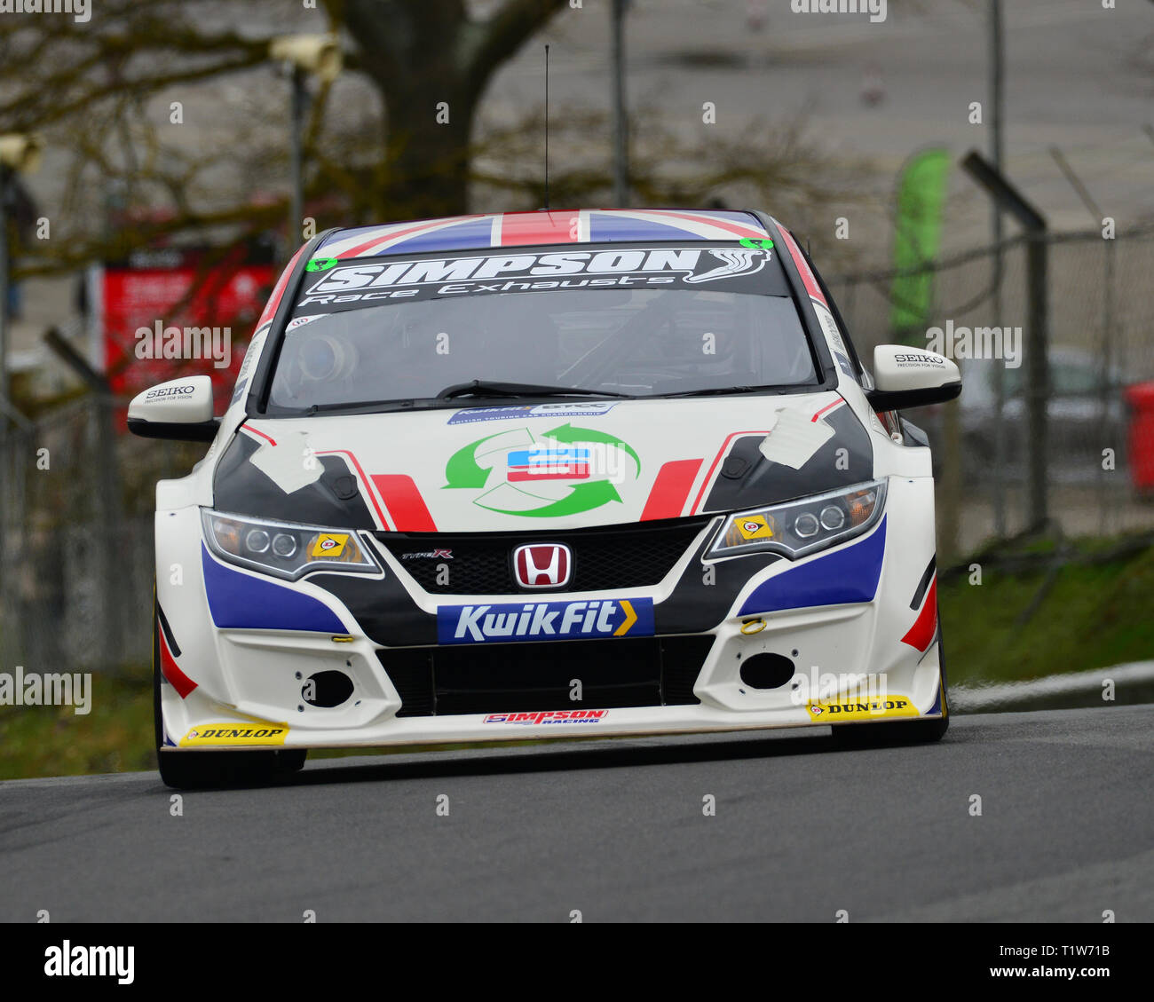 Btcc honda civic type driver hi-res stock photography and images - Alamy