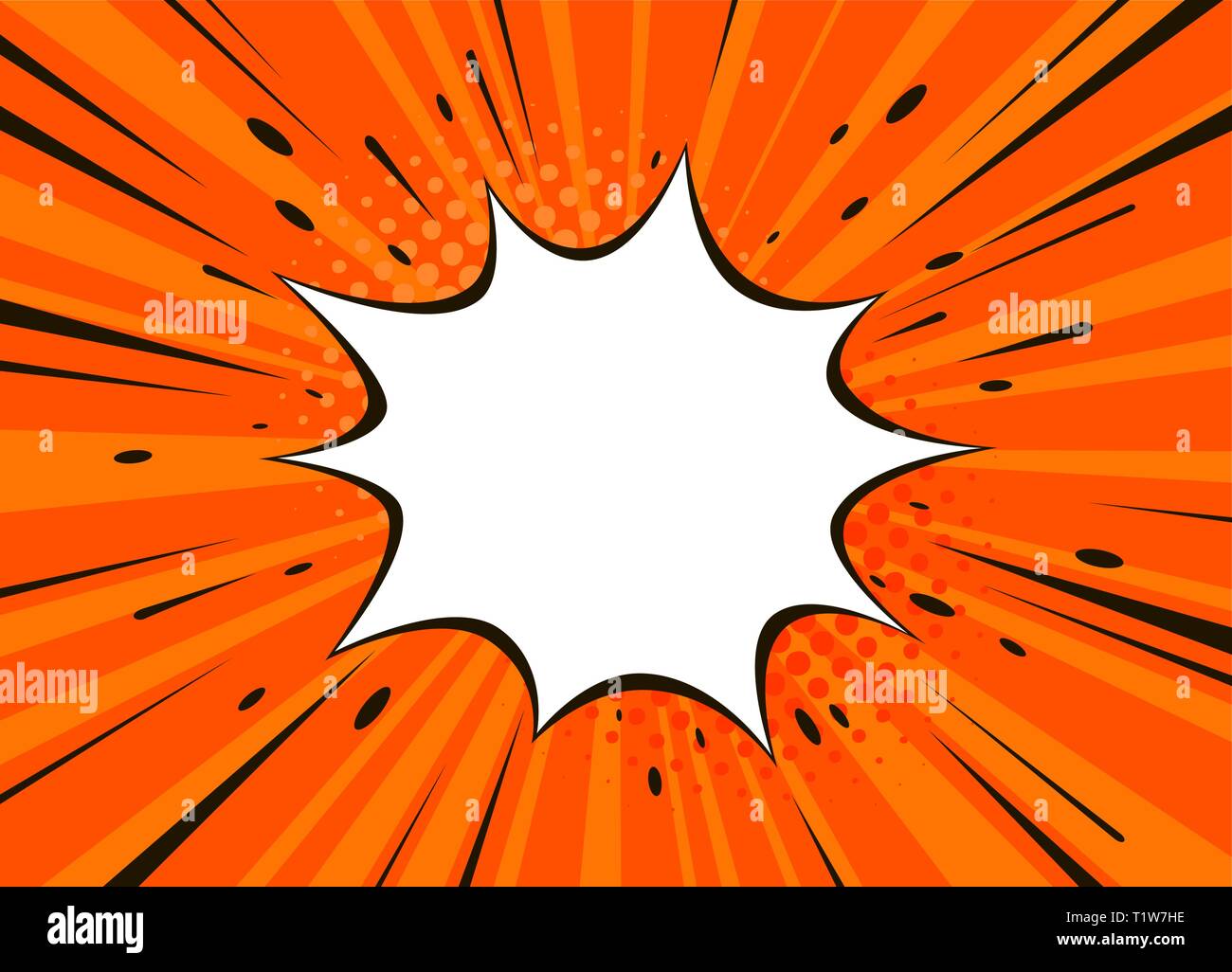 Cartoon Explosion Background