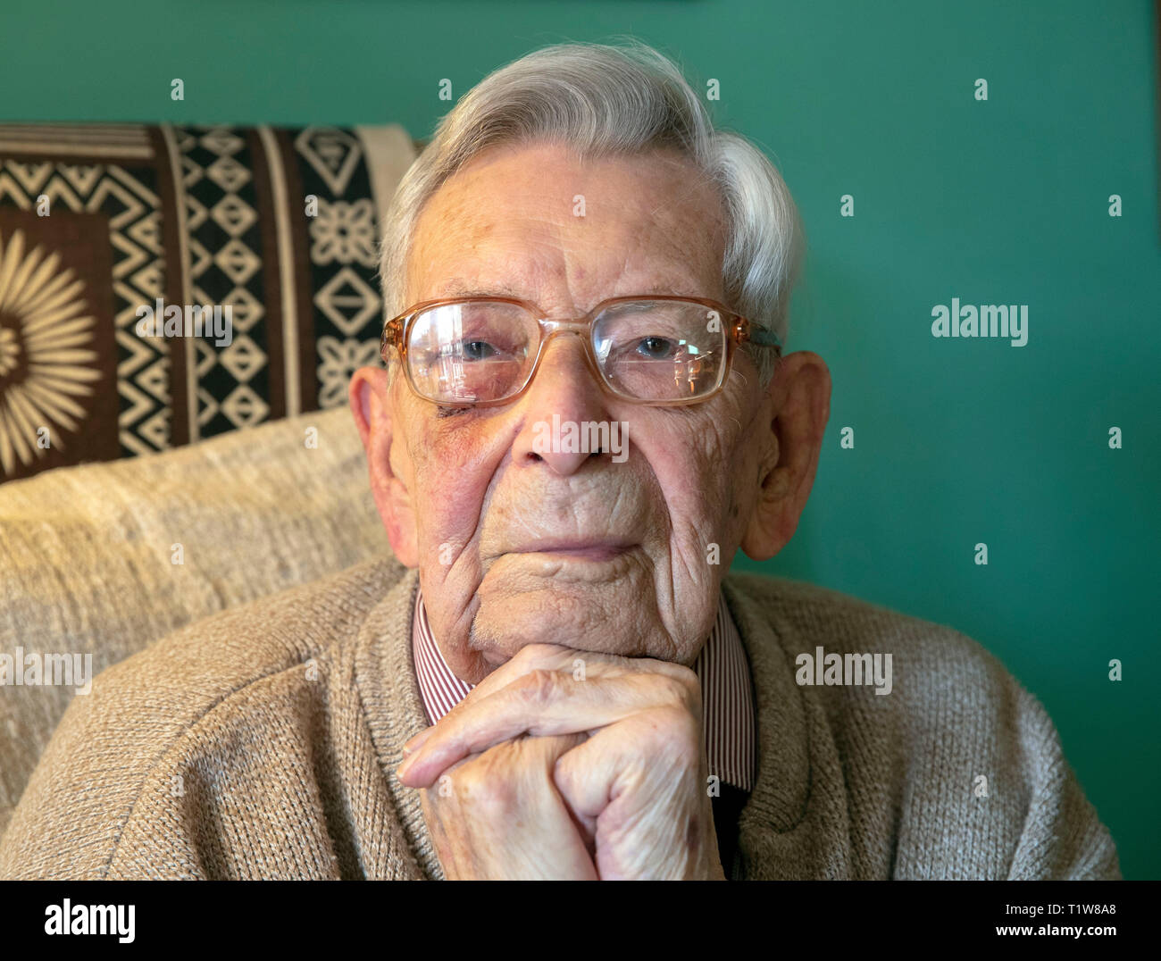 Embargoed to 0001 Friday March 29 Bob Weighton, from Alton, who turns ...