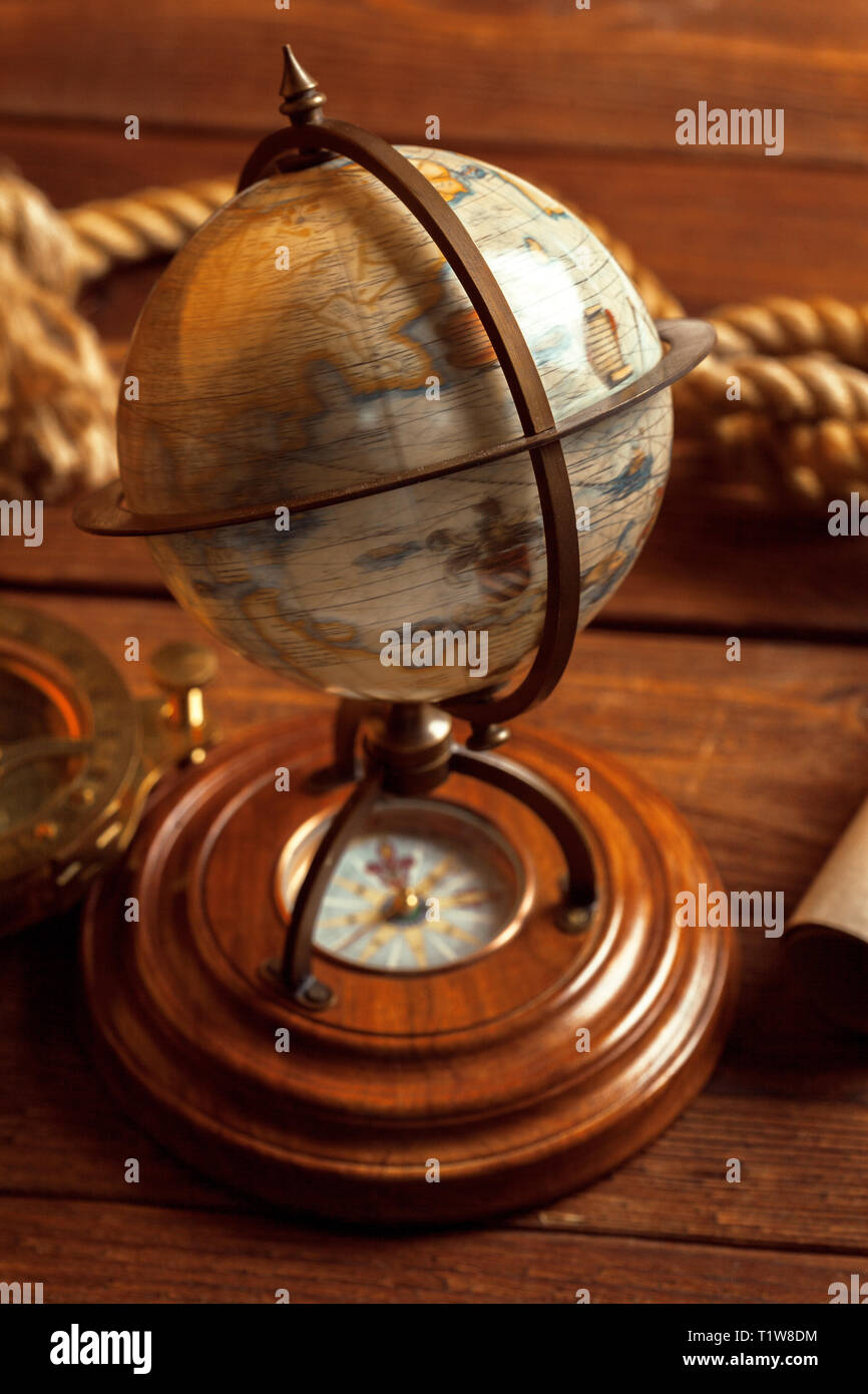 vintage marine still life. close up Stock Photo - Alamy