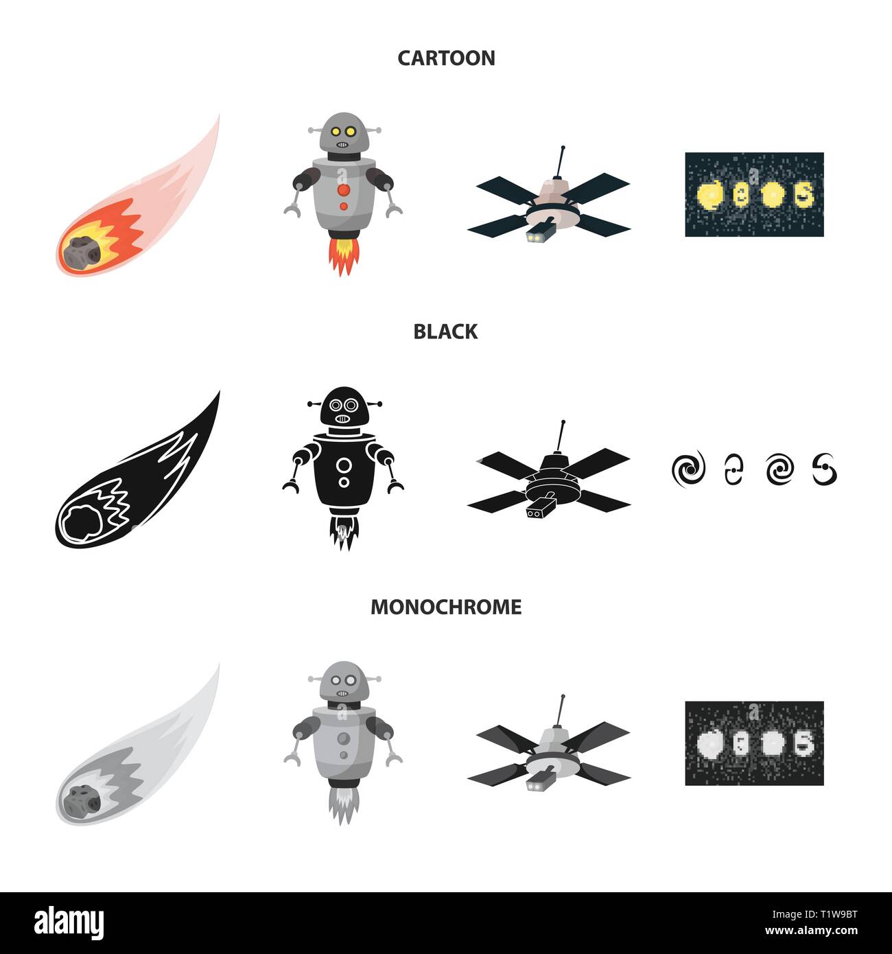 comet,robot,satellite,constellation,asteroid,program,orbit,star,meteor ...