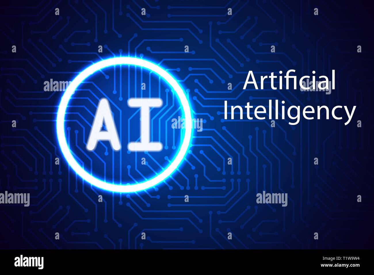Artificial Intelligence landing page. Website template for AI ...