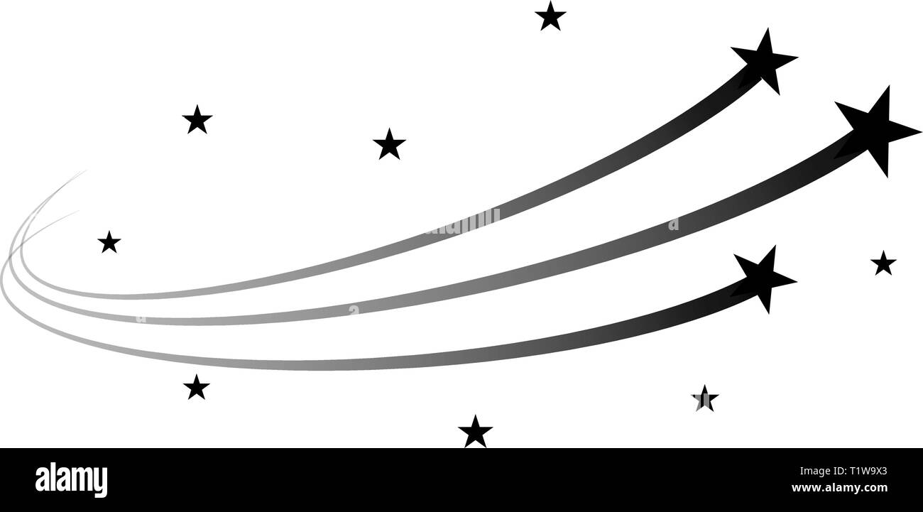Star trail or comet icon Stock Vector Image & Art - Alamy