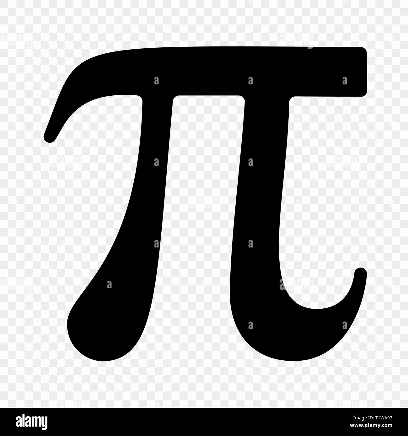 Pi symbol mathematical constant Black and White Stock Photos & Images ...