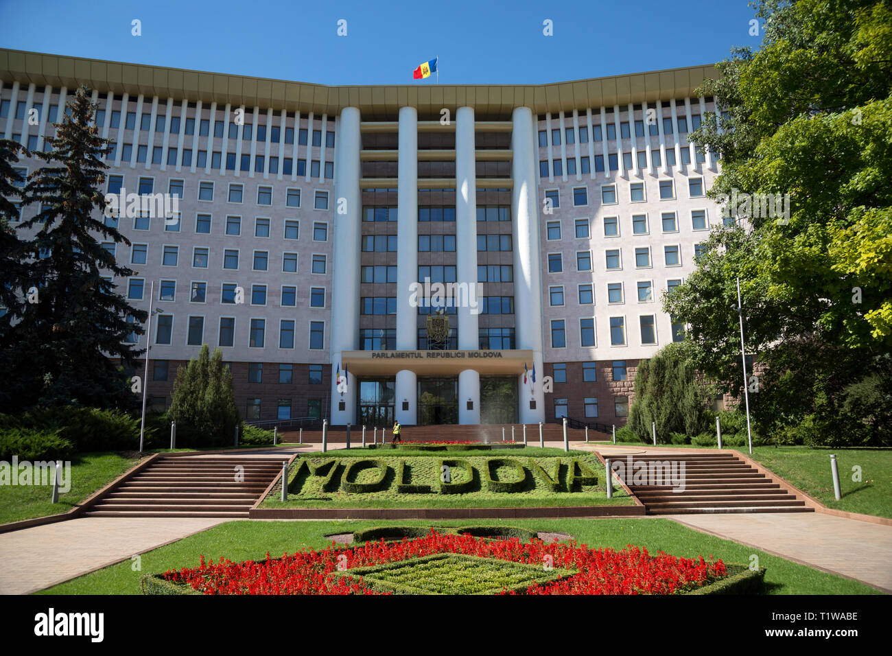 Parliament of the republic of moldova hi-res stock photography and ...